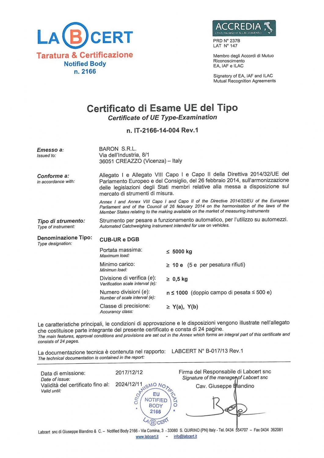 Métrologie légale | Baron France sas